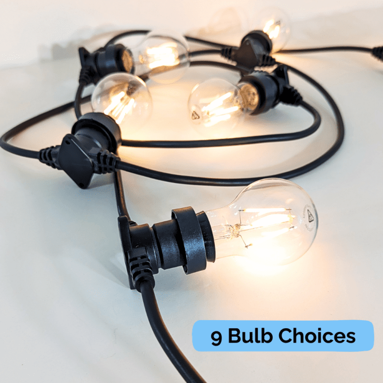 Commercial Festoon String Lighting System - Outdoor Festoon Lights