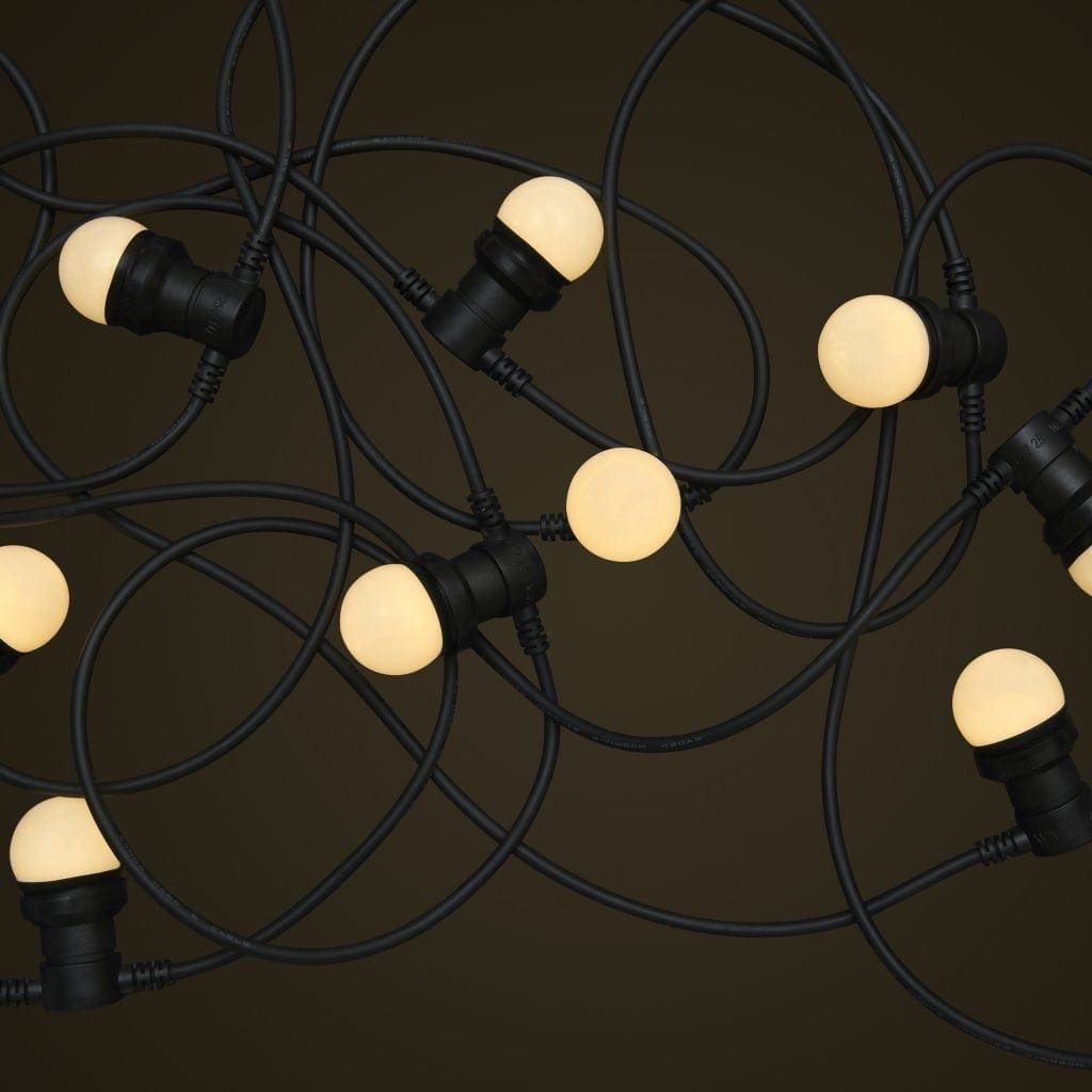 Commercial Festoon String Lighting System - Outdoor Festoon Lights