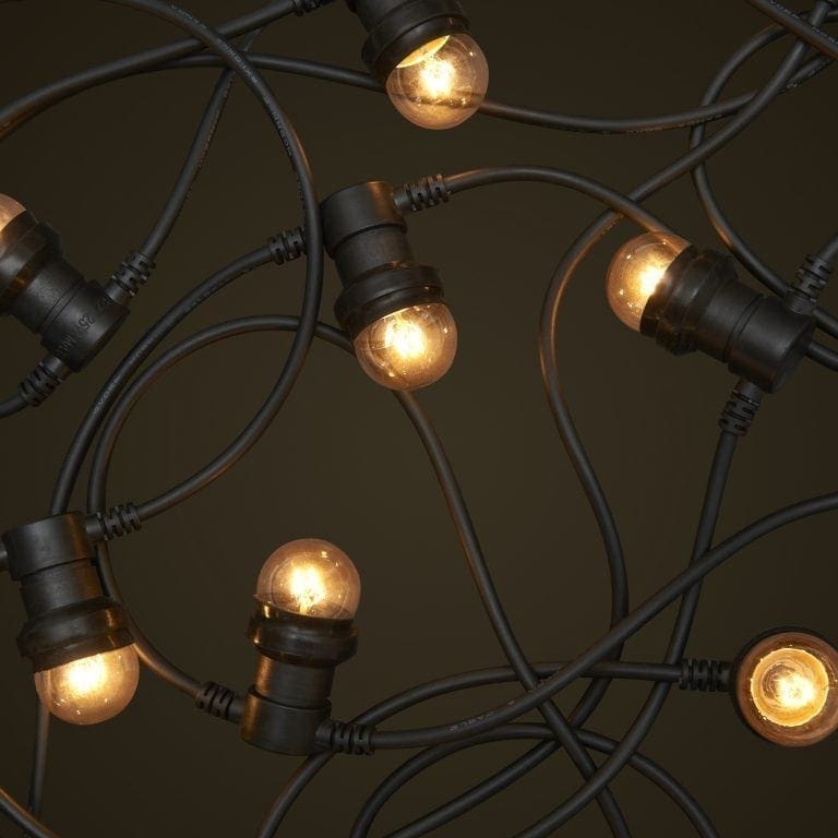 Commercial Festoon String Lighting System - Outdoor Festoon Lights