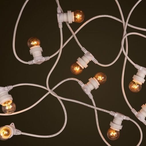 Commercial Festoon String Lighting System - Outdoor Festoon Lights