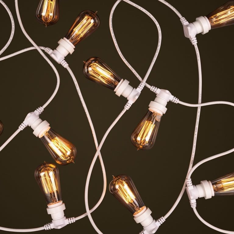 Commercial Festoon String Lighting System - Outdoor Festoon Lights
