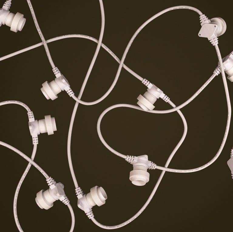 Commercial Festoon String Lighting System - Outdoor Festoon Lights