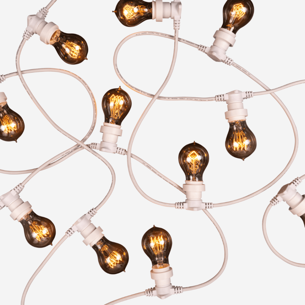 Commercial Festoon String Lighting System - Outdoor Festoon Lights