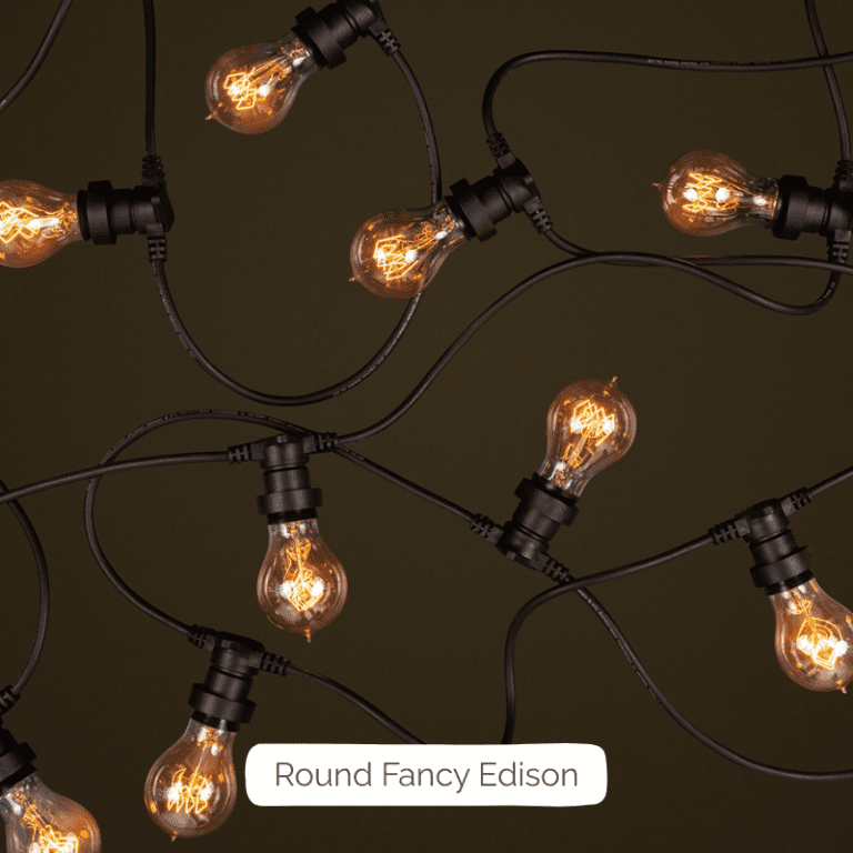 Commercial Festoon String Lighting System - Outdoor Festoon Lights